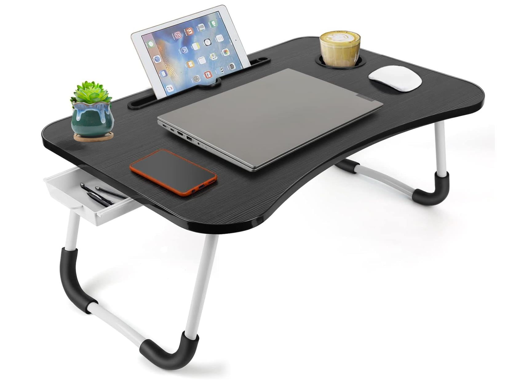 Large Portable Laptop Bed Desk with Foldable Legs, Multifunctional ...