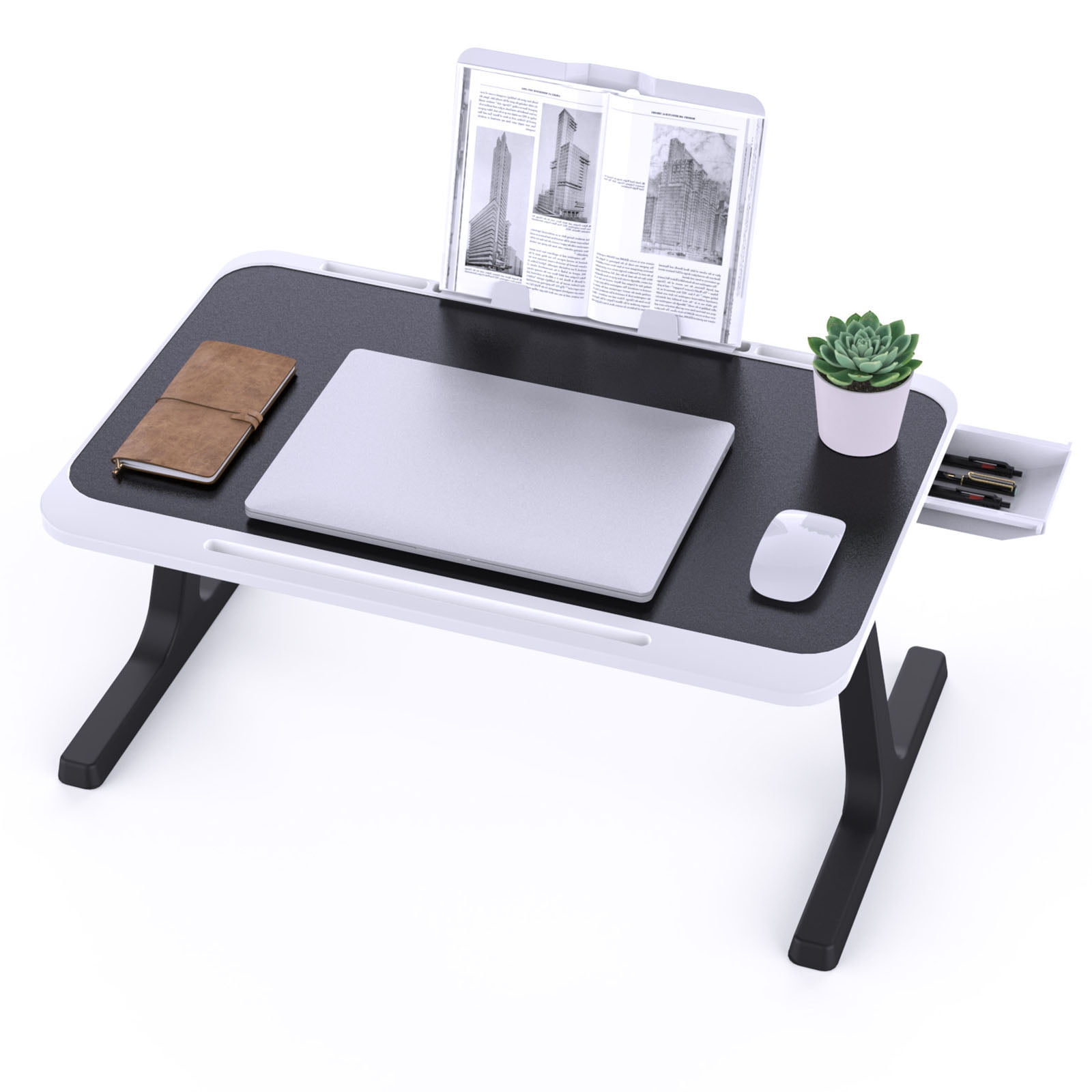 Laptop Bed Tray Desk Adjustable Laptop Table Foldable Laptop Desk with ...