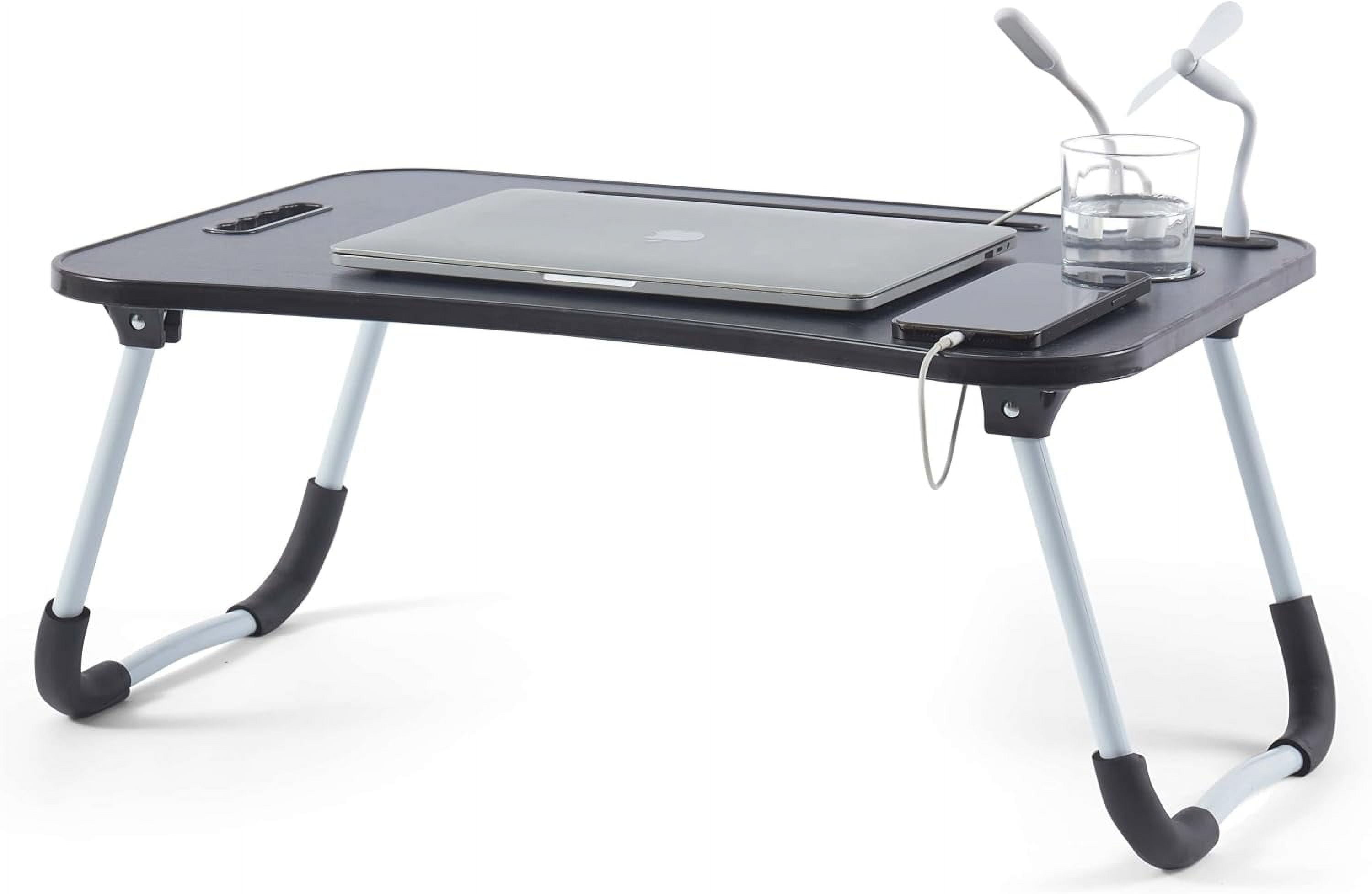 Laptop Bed Tray Table, Laptop Stand, Portable Lap Desks with Foldable ...