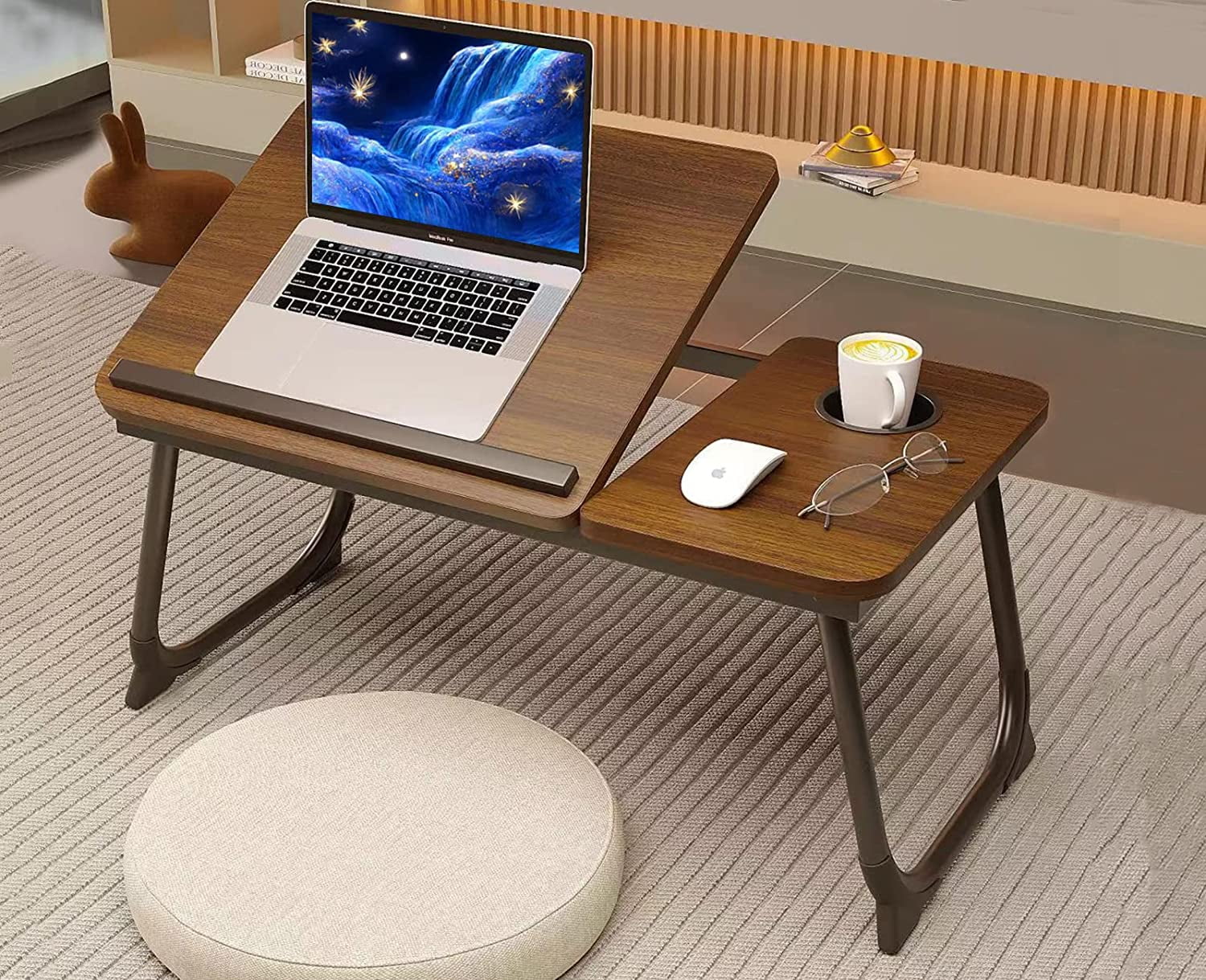 Laptop Bed Tray Table,XIAOZZ Laptop Desk for Bed,Foldable Lap Desk ...