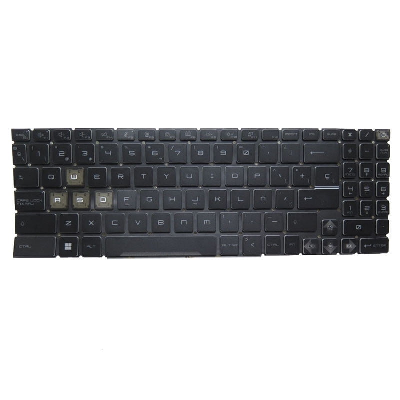 Laptop Blue Backlit Keyboard For MSI Creator M16 / CreatorPro M16 M17 ...