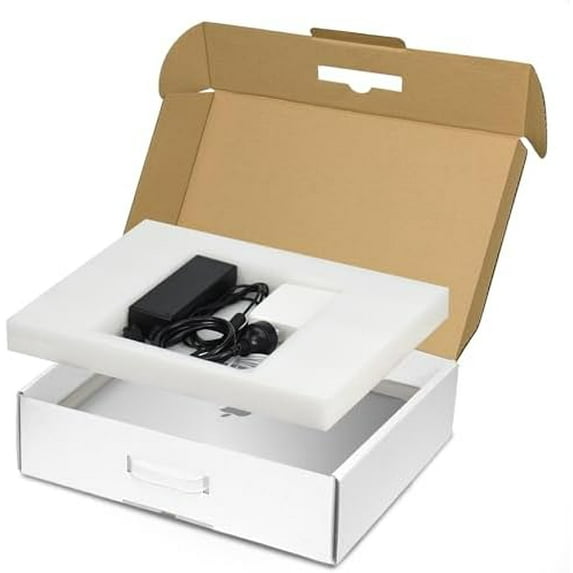 Laptop Box with Protection Foam, Cardboard Laptop Shipping Box, Secure Mailer Box for up to 17.3 ...