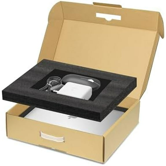 Laptop Box with Protection Foam for up to 17 Inches Notebook, Cardboard ...