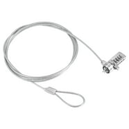 Kensington ClickSafe 2.0 Keyed Laptop Lock, 6ft Steel Cable, Silver ...