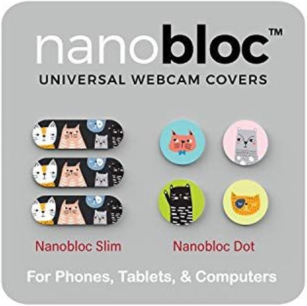 Laptop Camera Cover Slide - Universal Webcam Covers - 7-Piece Set ...
