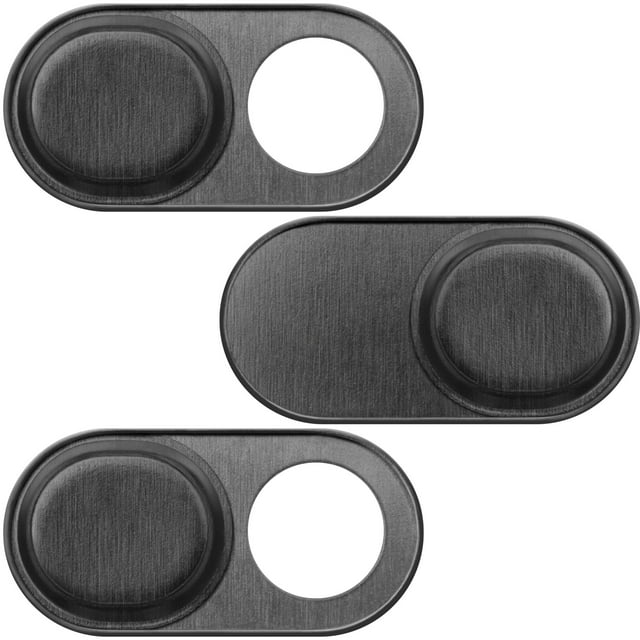 Laptop Camera Cover Slides 3 PK, Aluminum Alloy Webcam Black Privacy ...