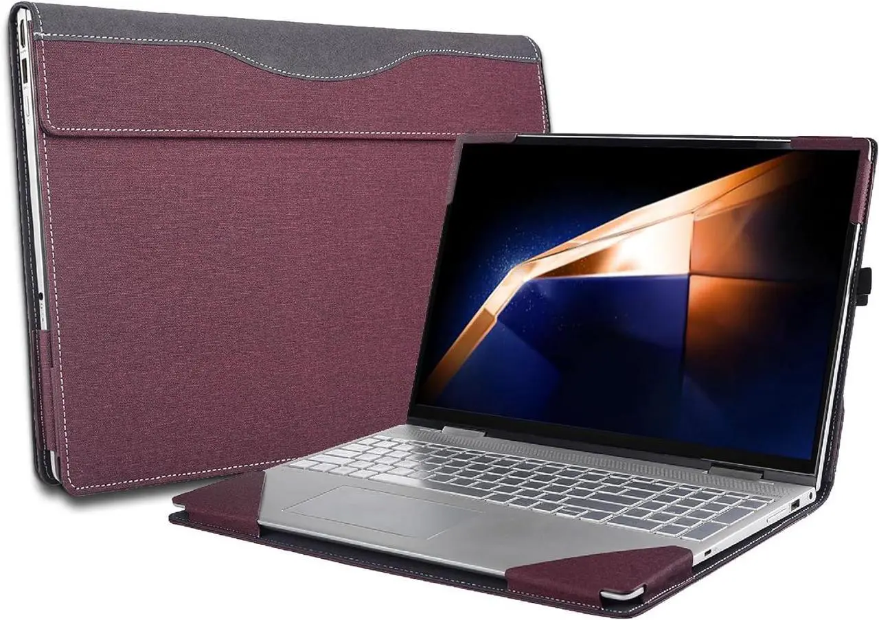 Laptop Case Cover for 2024 New Samsung Galaxy Book4 Edge 16",PU Leather ...