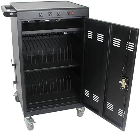 Laptop Charging Cart, 36 Device Tablet Storage Carts for iPad Up to 16. ...