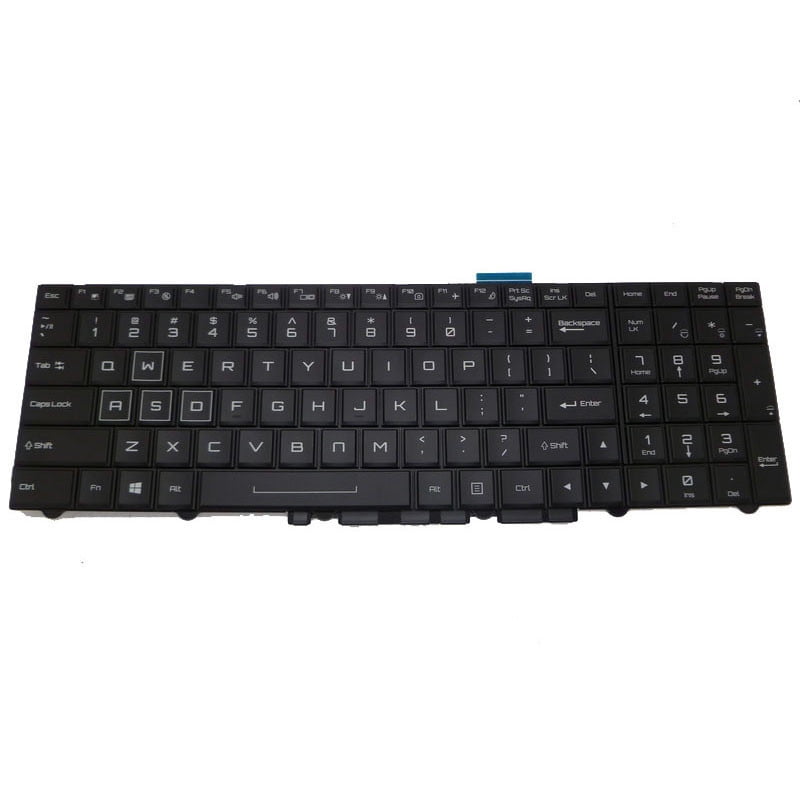 Laptop Colourful Backlit Keyboard For CLEVO P870KM P870KM1 P870KM1-G ...