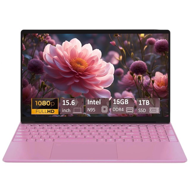 Toemaagic 15.6" Business Laptop,Intel N95,16GB RAM,1TB SSD,Windows 11 ...