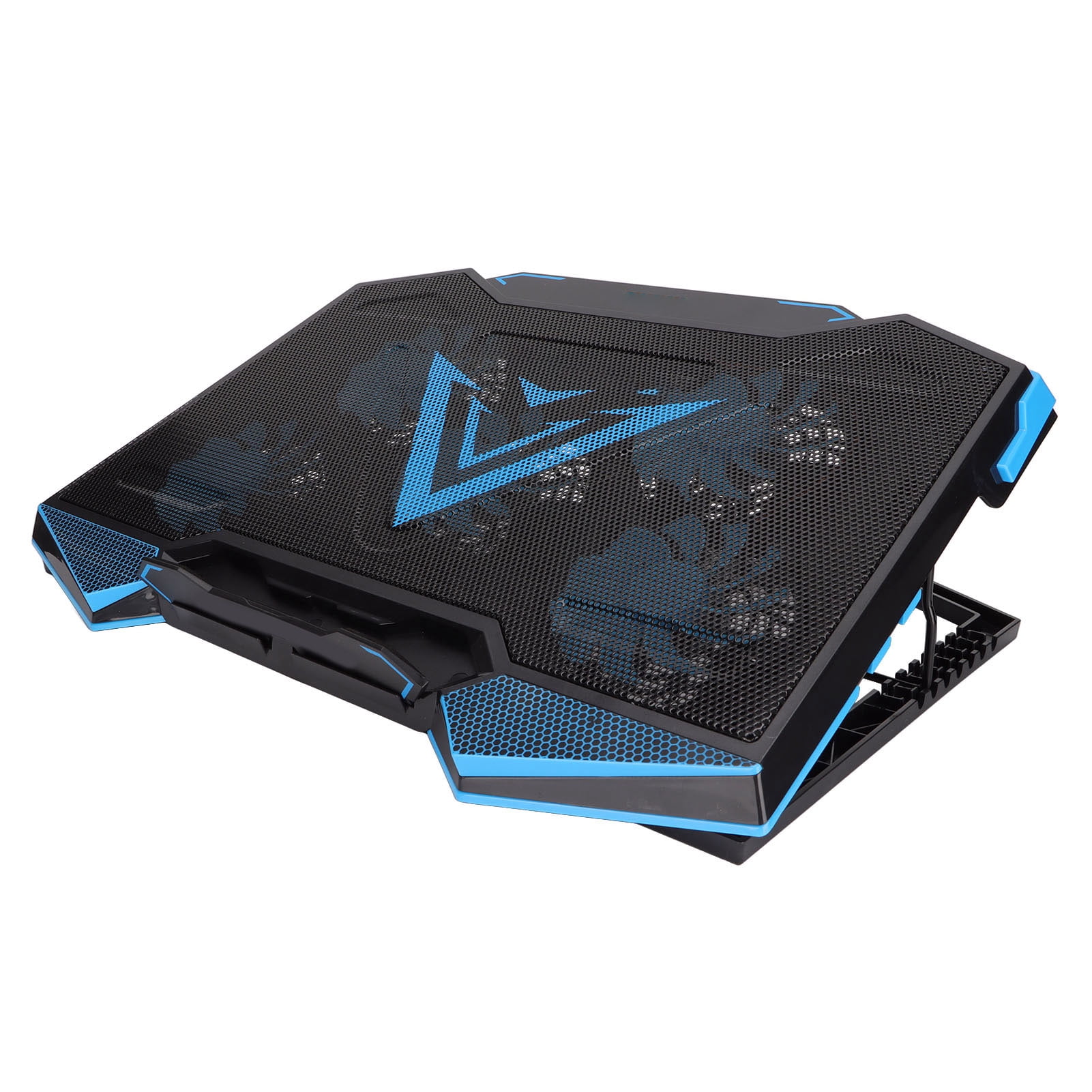 Laptop Cooling Pad Adjustable Angle Five Fans Strong Deep Heat ...
