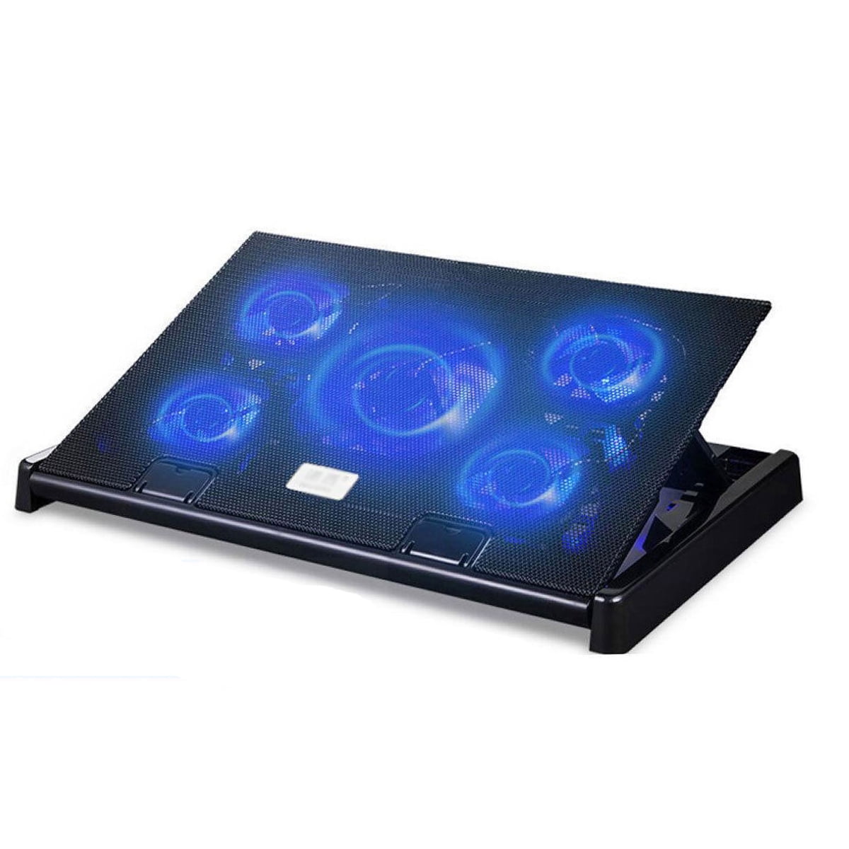 Laptop Cooling Pad, Gaming Laptop Cooler Stand with 5 Silent Fans for ...