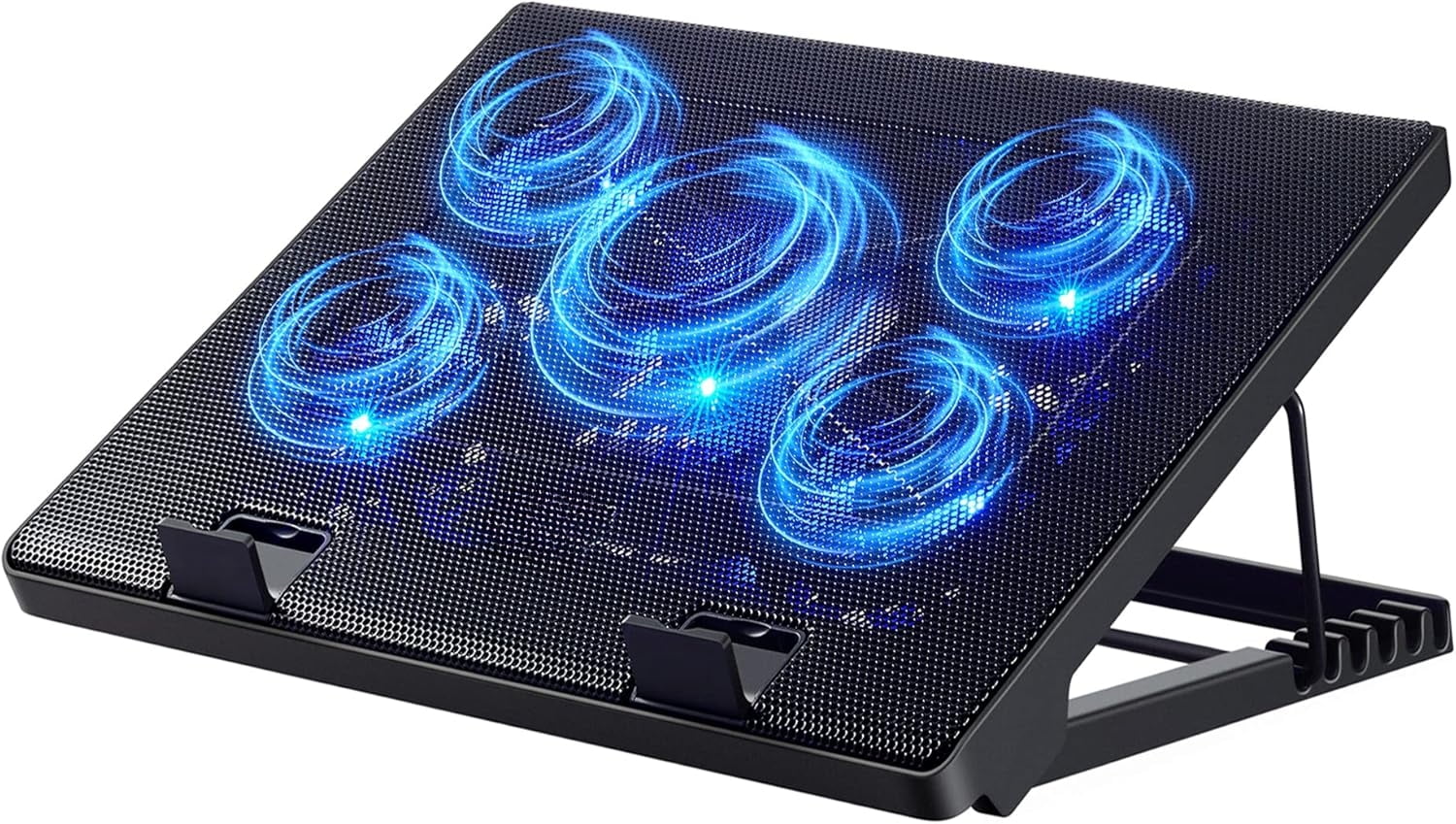 Laptop Cooling Pad, Laptop Cooler with 5 Quiet Fans for 12"-17 ...