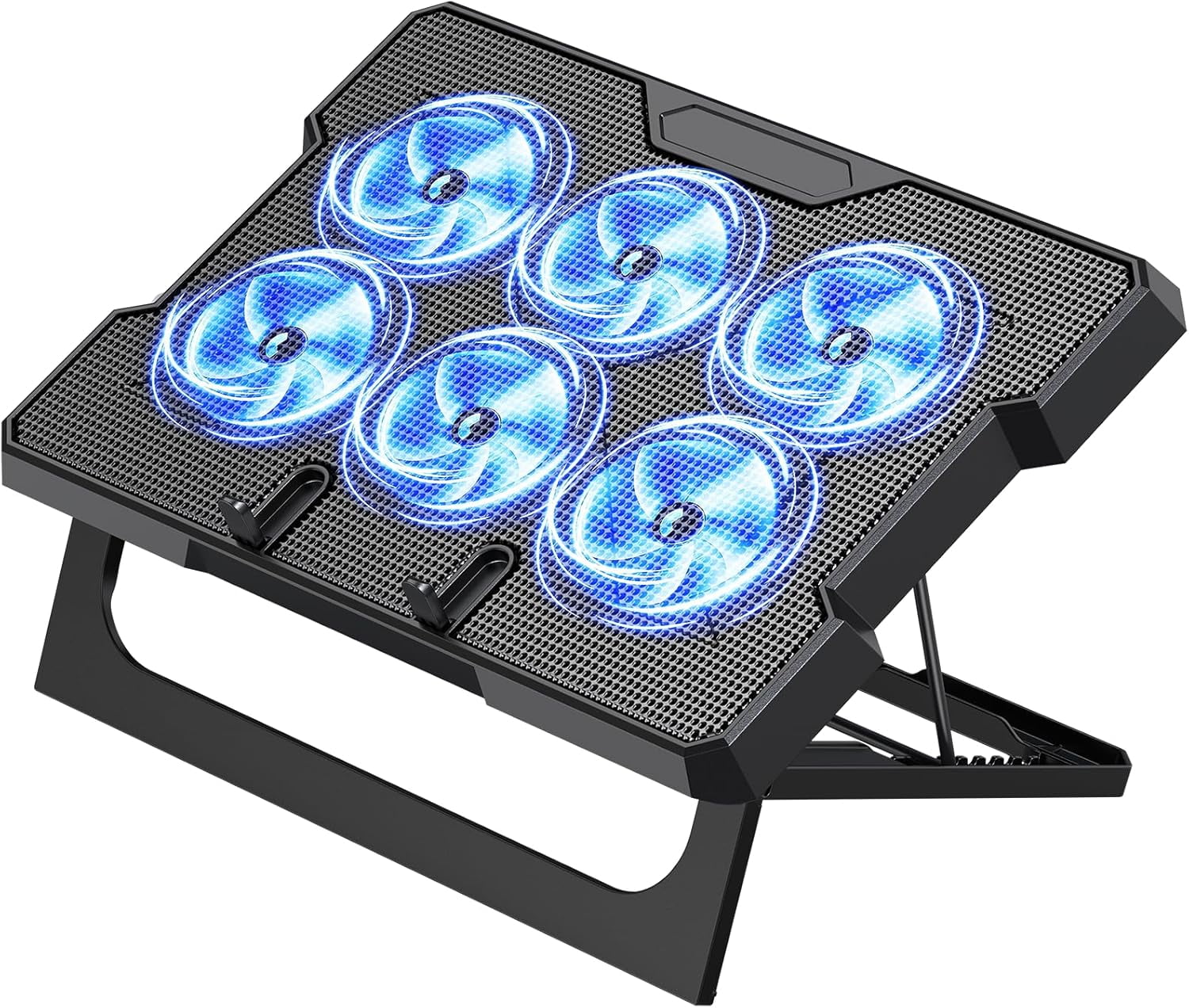 Laptop Cooling Pad, Laptop Cooler with 6 Quiet Fans Up to 17.3 Inch ...