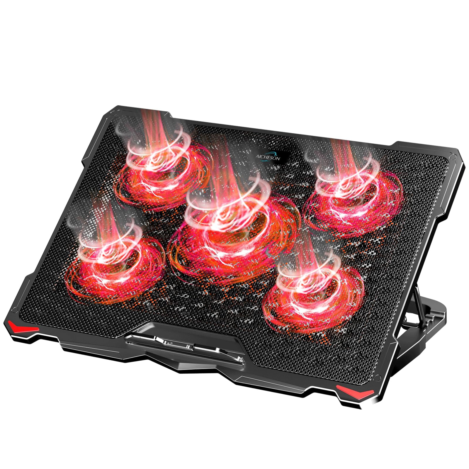 Laptop Cooling Pad for 15.6 to 17.3 Inches PC Notebooks, 5 Fans ...