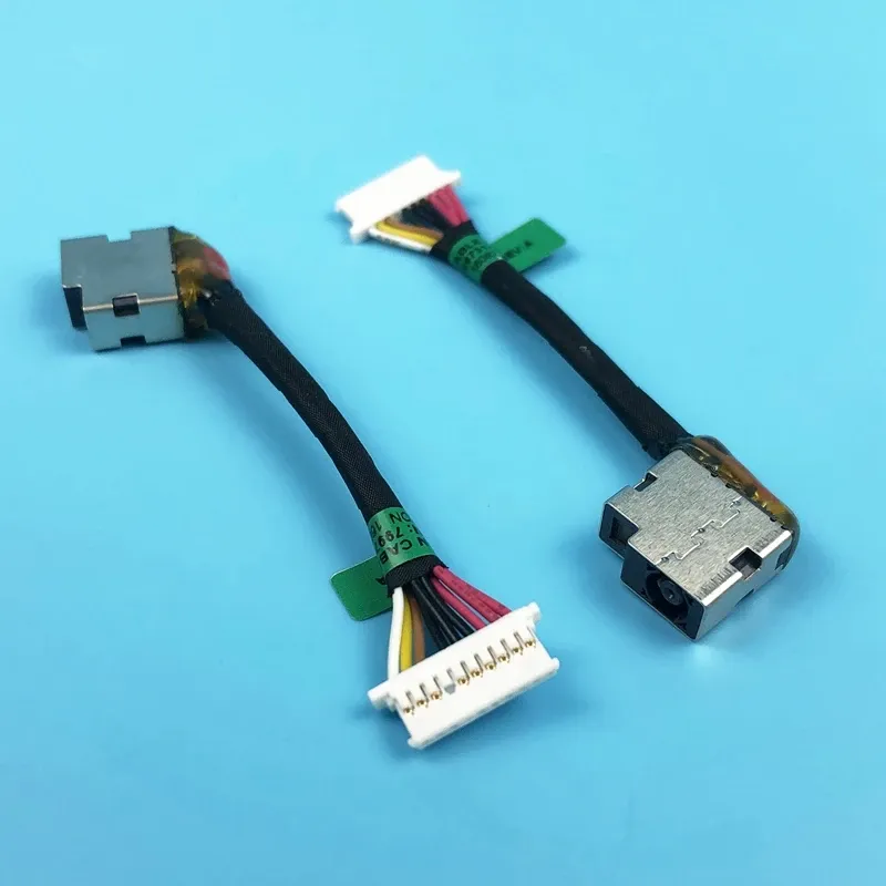 Laptop DC Power Jack with Cable Connector socket For HP Omen 15-AX 15 ...