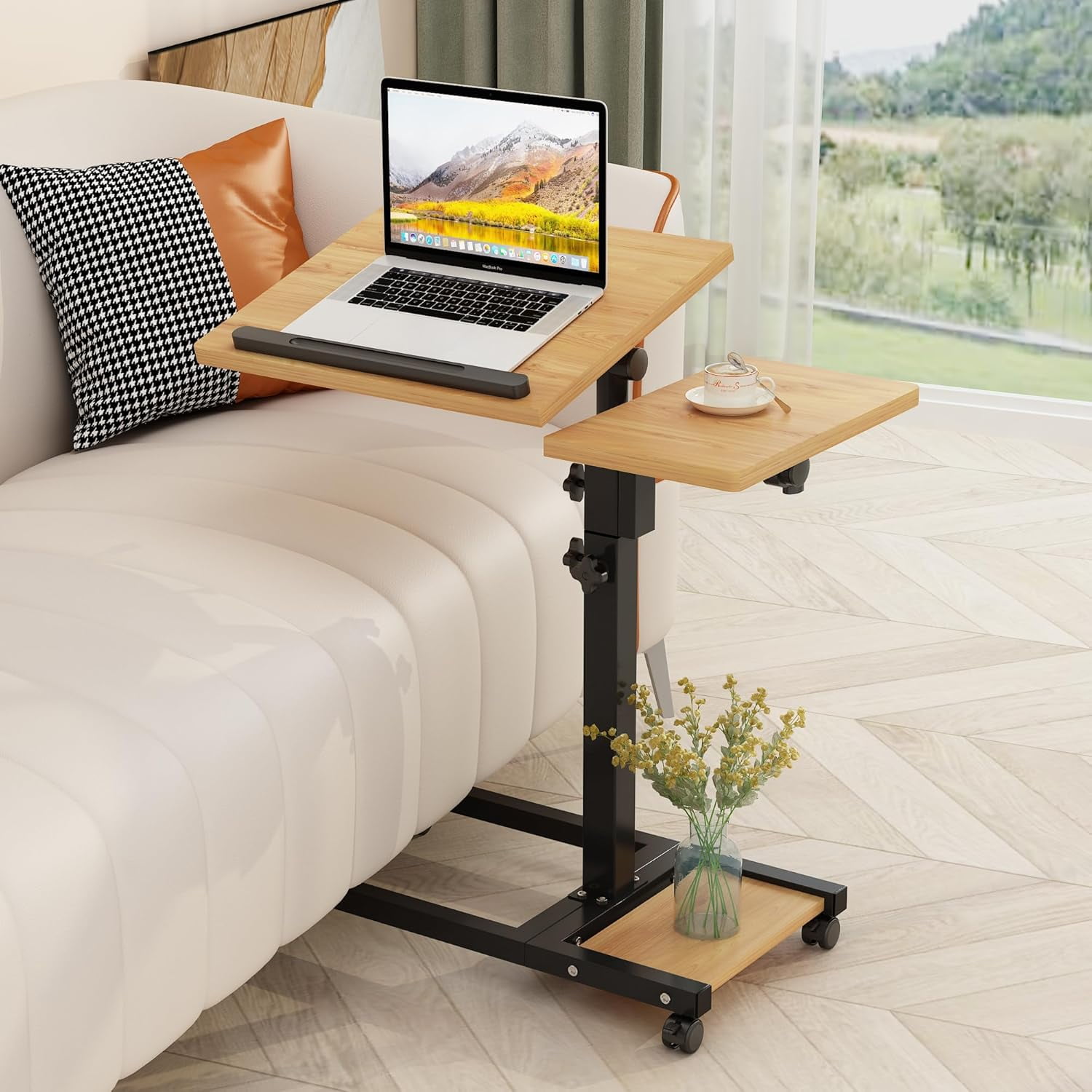 Laptop Desk Bed Desk Laptop Stand for Bed Portable Desk Overbed Bedside ...