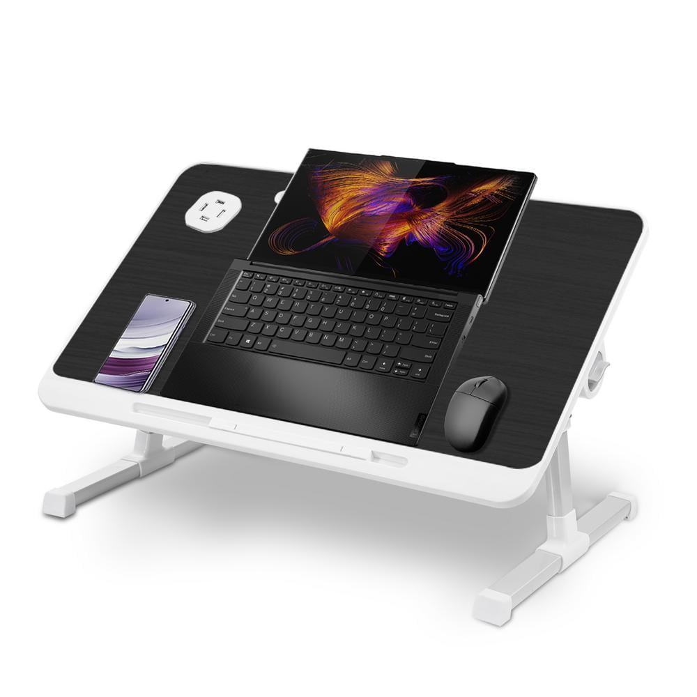 Laptop Desk for Bed, Height & Angle Adjustable Laptop Stand for Bed ...