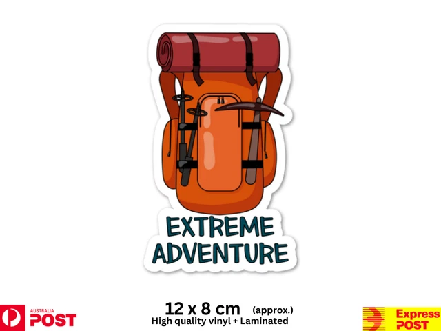Laptop Extreme Adventure Travel Backpack Inspire Sticker Phone Decal ...