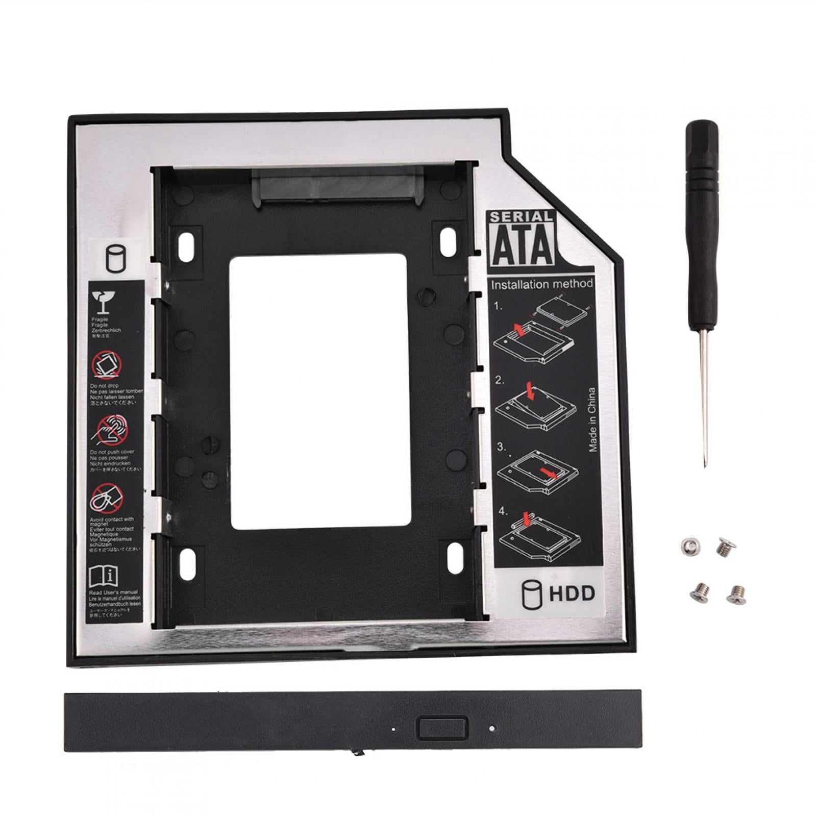 Laptop Internal Enclosure 2.5in SATA I II III HDD Hard Disk Drive Cd ...