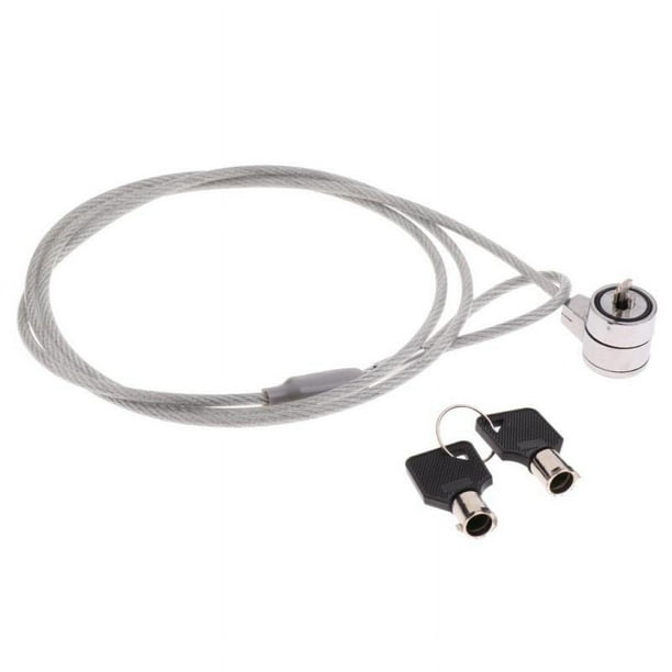 Laptop Key Lock, Universal Anti- Wire Retractable Lock,Portable Safety ...