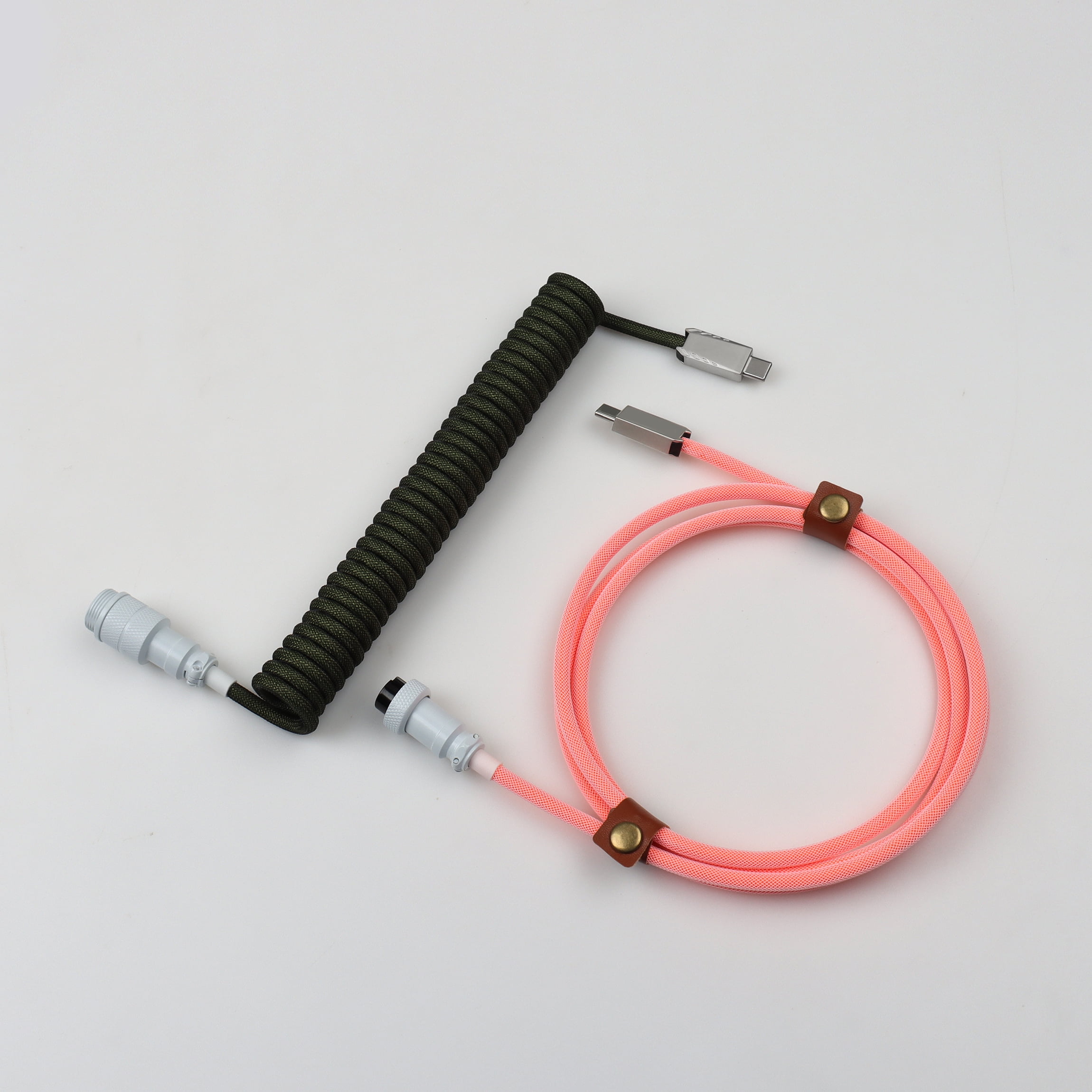 Laptop Keyboard Cable Type c to Usb c Long Coiled Cable for Mechanical ...