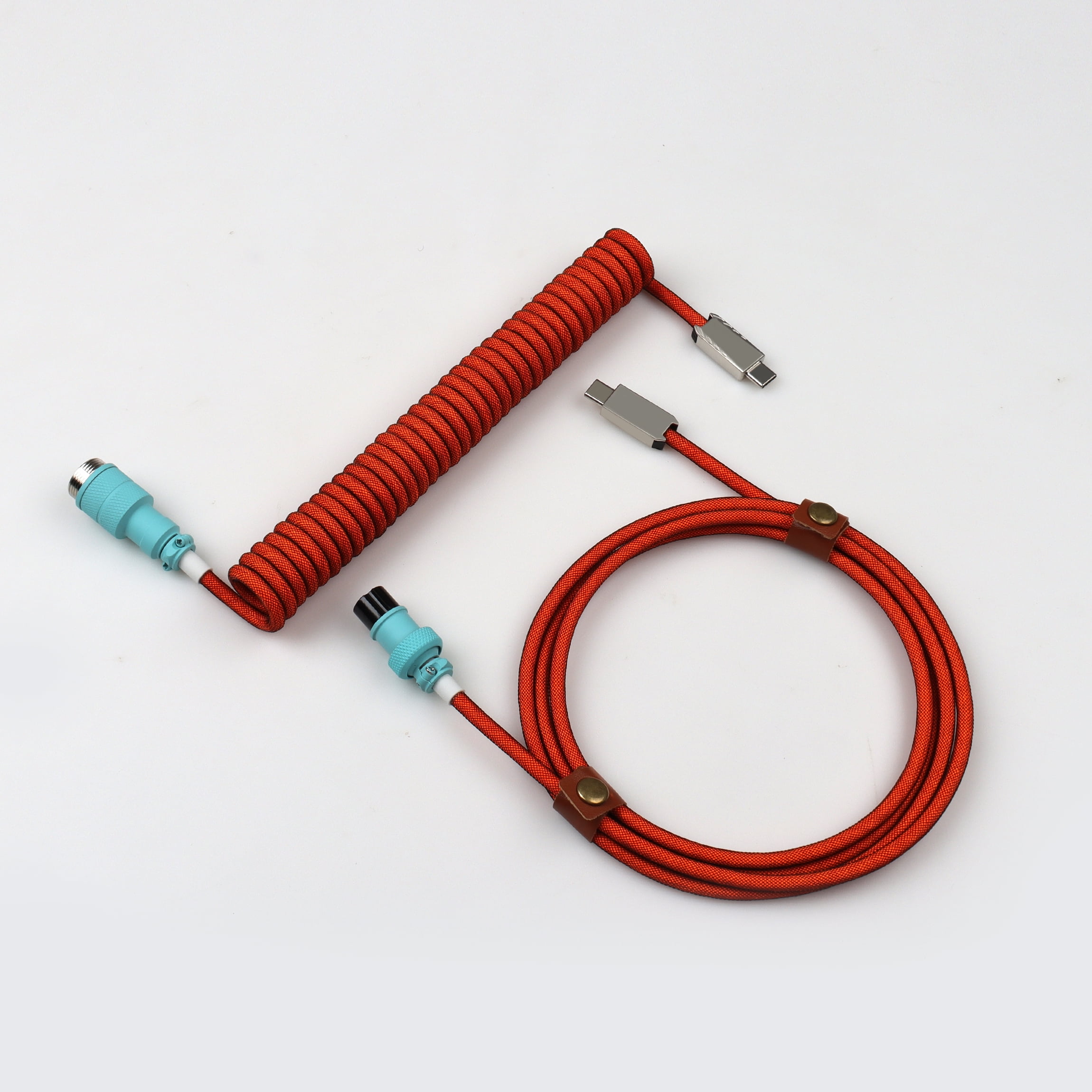 Laptop Keyboard Cable Type c to Usb c Long Coiled Cable for Mechanical ...