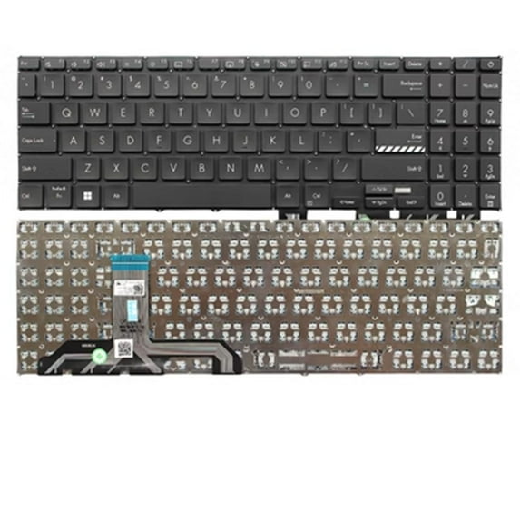 Laptop Keyboard For ASUS VivoBook 15 OLED D1505YA Without Frame Black ...