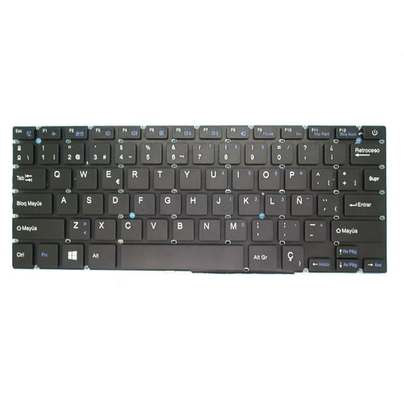 Laptop Keyboard For POLAROID POMDNB002 Without Frame Black New Spain SP ...