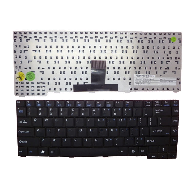 Laptop Keyboard For Tongfang K431 MP-03083US-4304L English US Black No ...