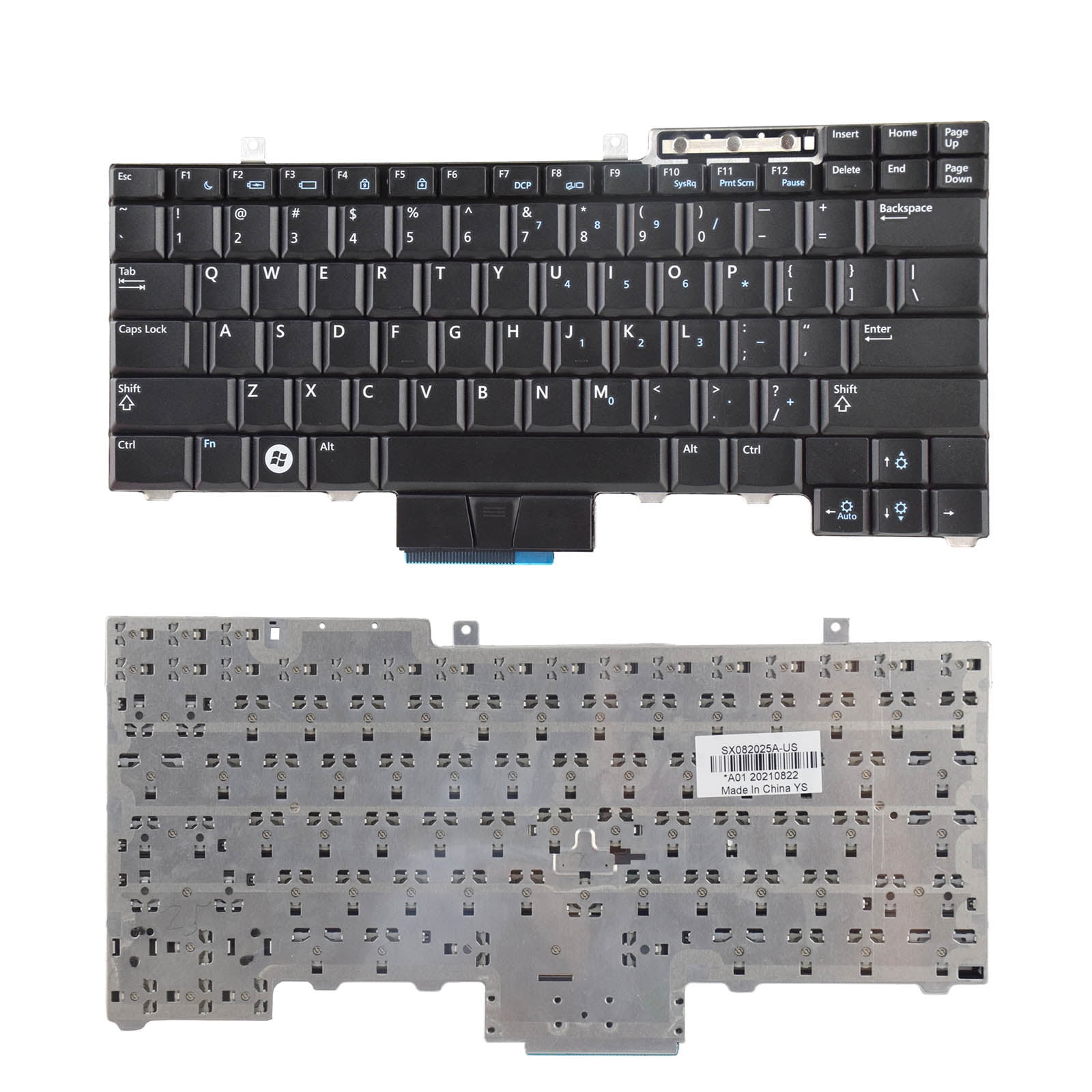 Laptop Keyboard Replacemnet Compatible with Dell Latutude E6400 E6410 ...