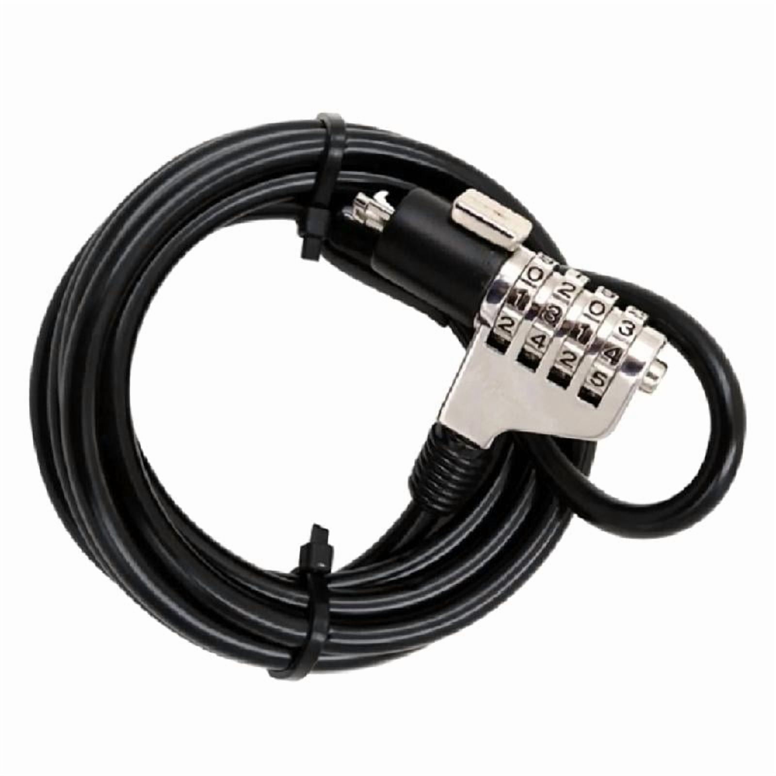 Laptop Lock 4 Digit Password Combination Security Lock Cable Chain for ...