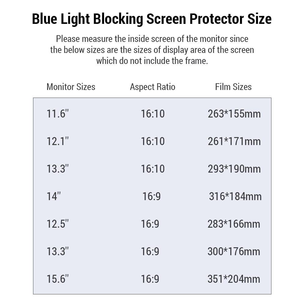 Laptop Magnetic Blue Light Blocking Screen Protector High Transmittance ...