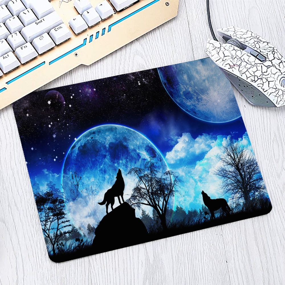 Laptop Mouse Pad with Nonskid Rubber Base Patterned Waterproof Coating ...