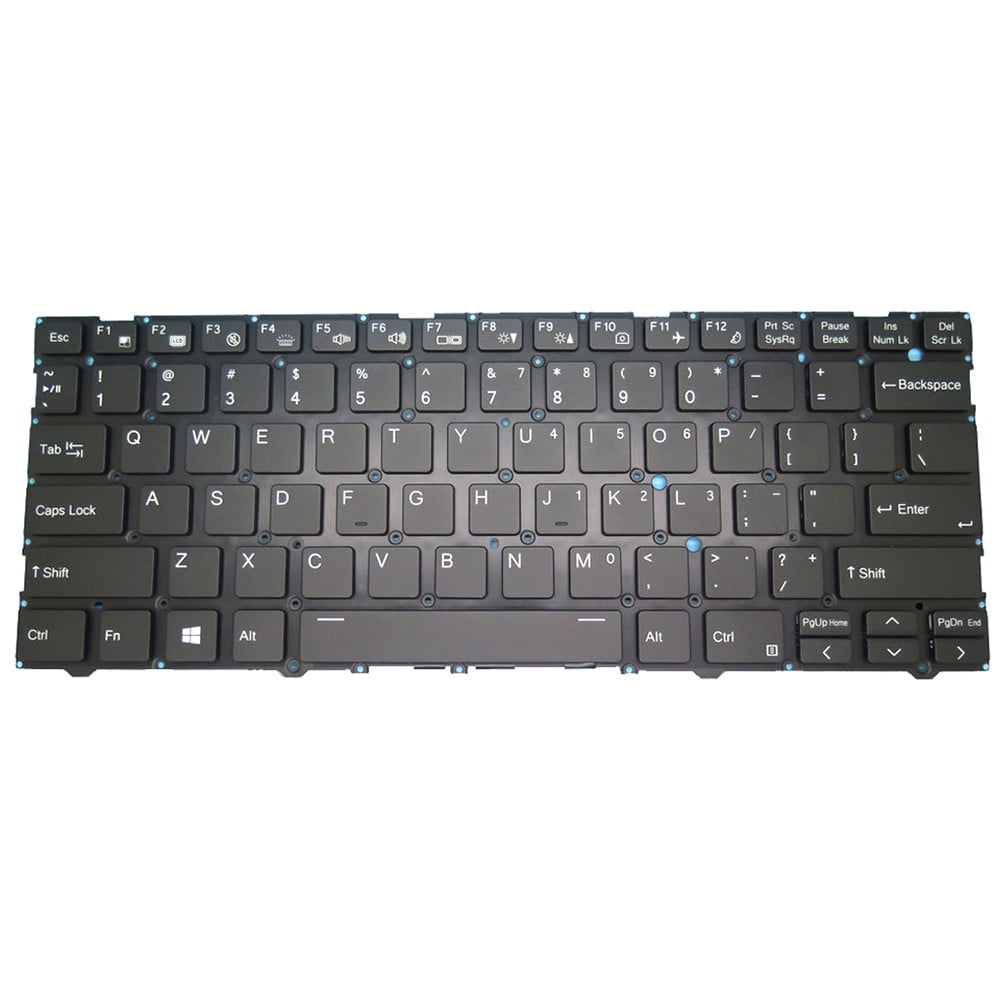 Laptop No Backlit Keyboard For CLEVO NV40 CVM19C33USJ4302 6-80-NV400 ...