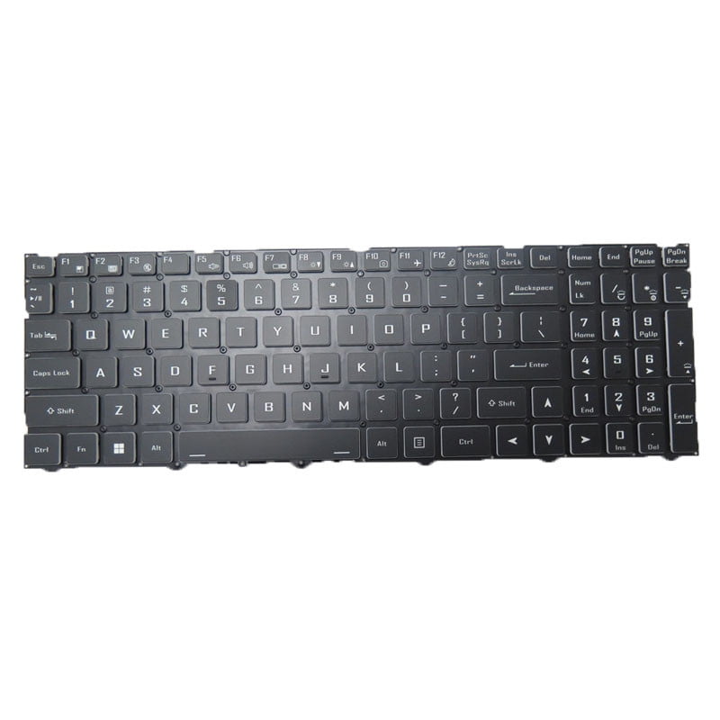 Laptop No Backlit Keyboard For CLEVO PC50 CVM18H93U49430B 6-80-PC511 ...