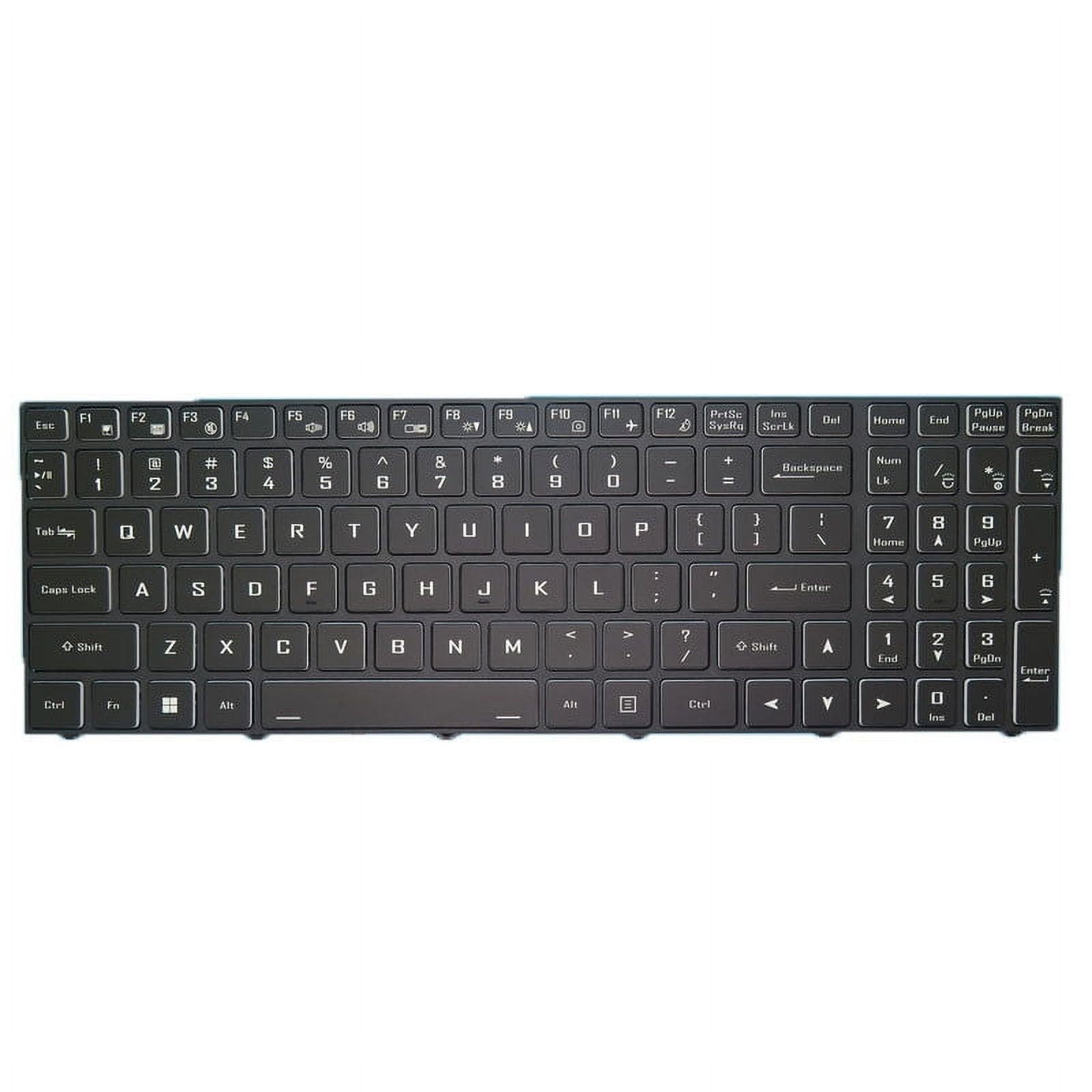 Laptop No Backlit Paper Keyboard For CLEVO PC50 PC50DC WIN11 ...