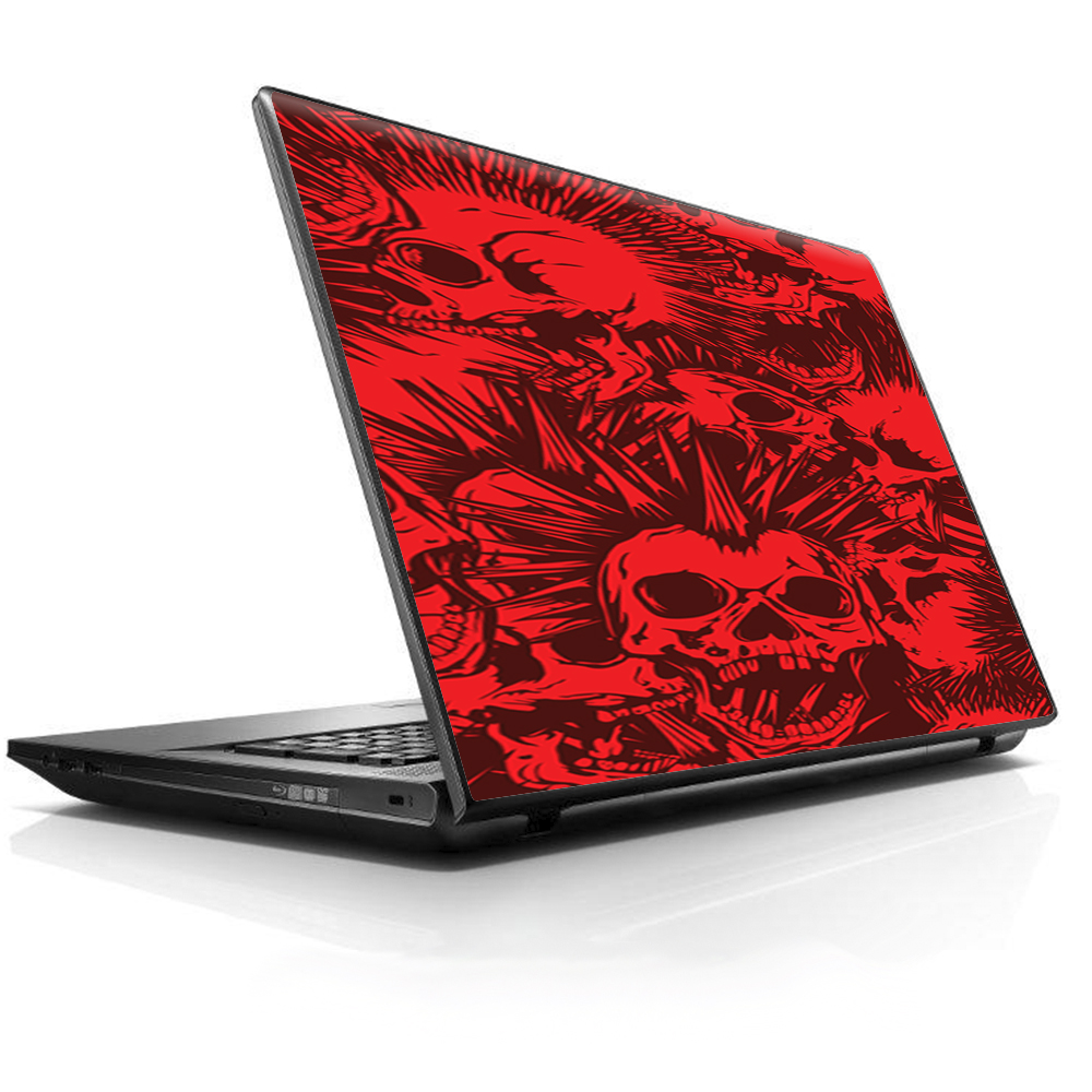 Laptop Notebook Universal Skin Decal Fits 13.3" to 15.6" / Red Punk ...