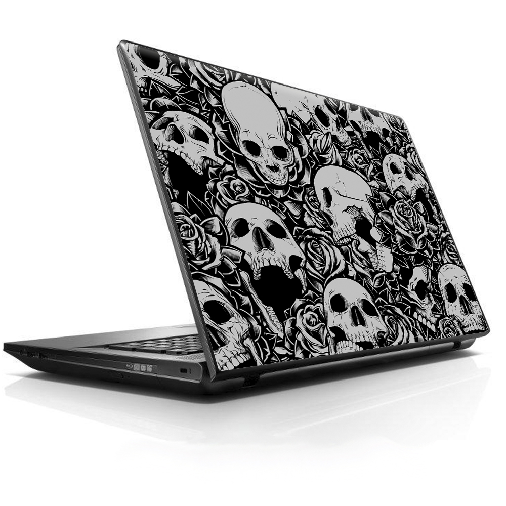Laptop Notebook Universal Skin Decal Fits 13.3" to 15.6" / Skulls n ...