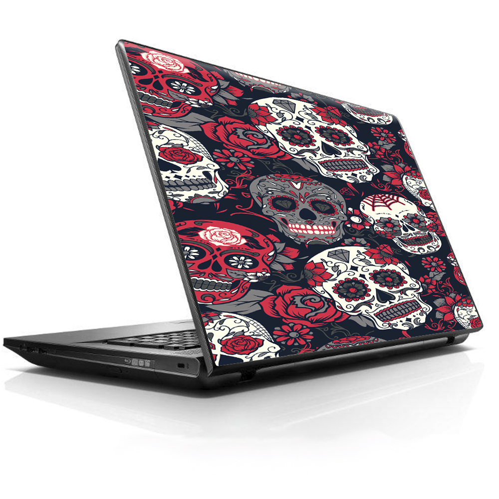 Laptop Notebook Universal Skin Decal Fits 13.3" to 15.6" / Sugar Skulls ...