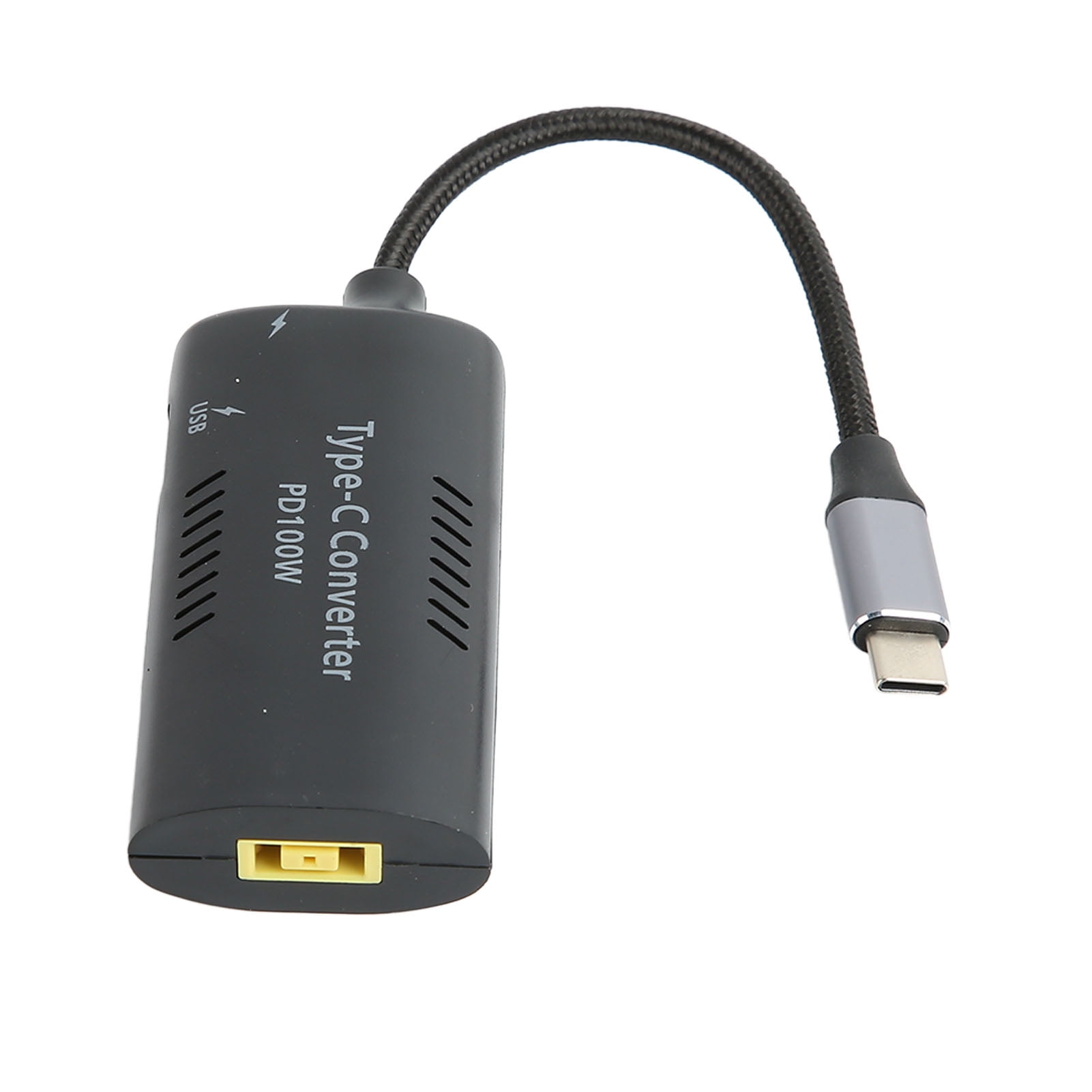 Laptop Power Converter DC to Type C PD3.0 Fast Charge 100W ABS Braided ...