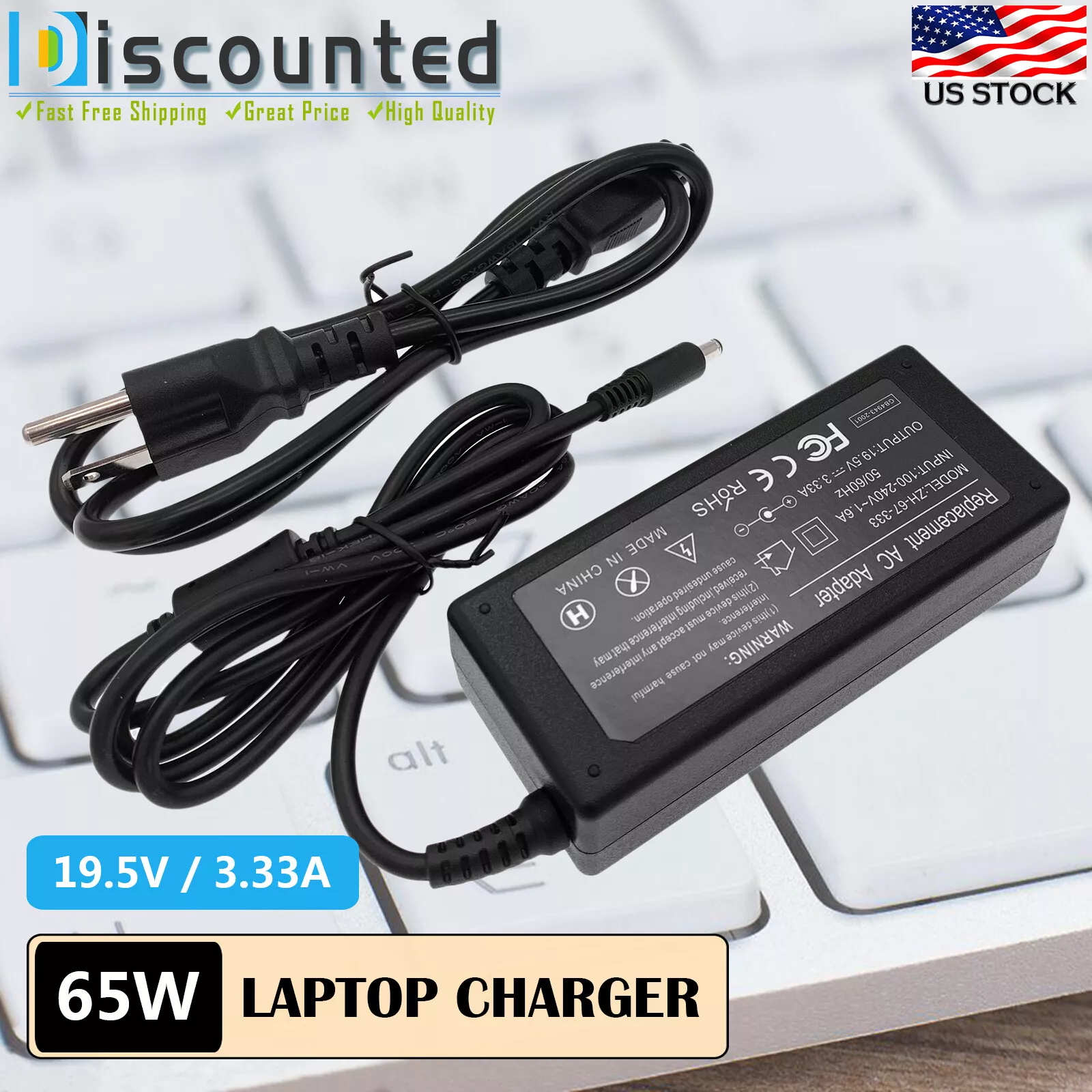 Laptop Power Supply AC Adapter Charger For HP EliteBook 840 G3 850 G3 ...