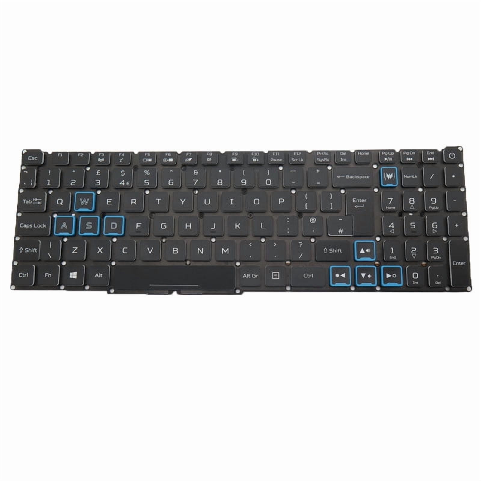 Laptop RGB Backlit Keyboard For ACER Nitro 5 AN517-54 English US Black ...