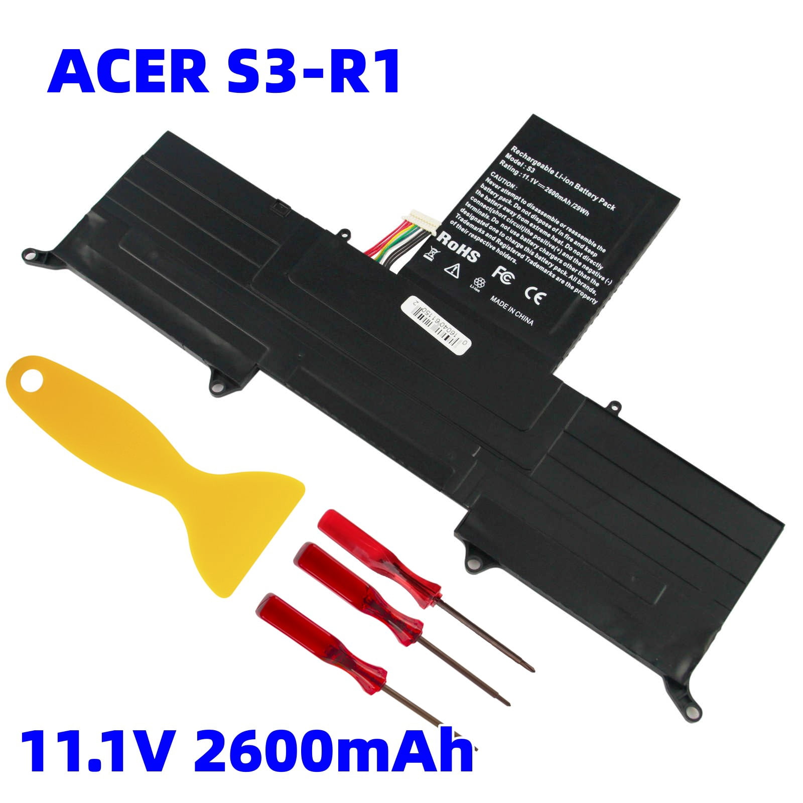 Laptop Replacement Battery for ACER Aspire S3 S3-951 S3-951-2464G24iss ...