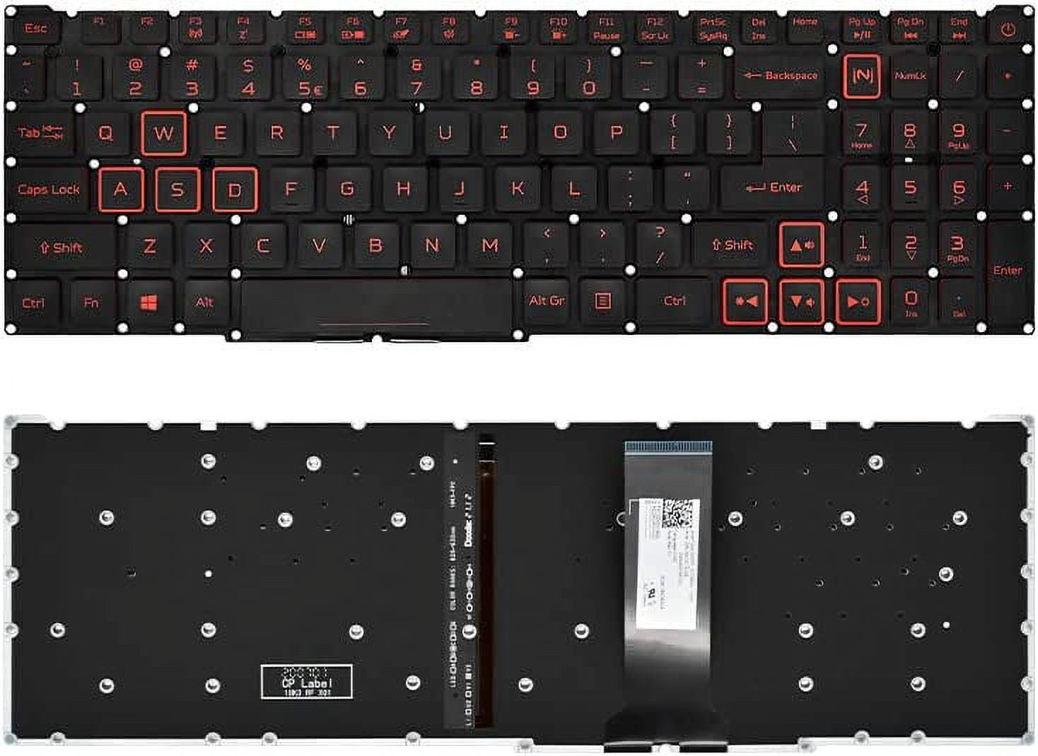 Laptop Replacement US Layout Red backlight Keyboard for Acer Predator ...