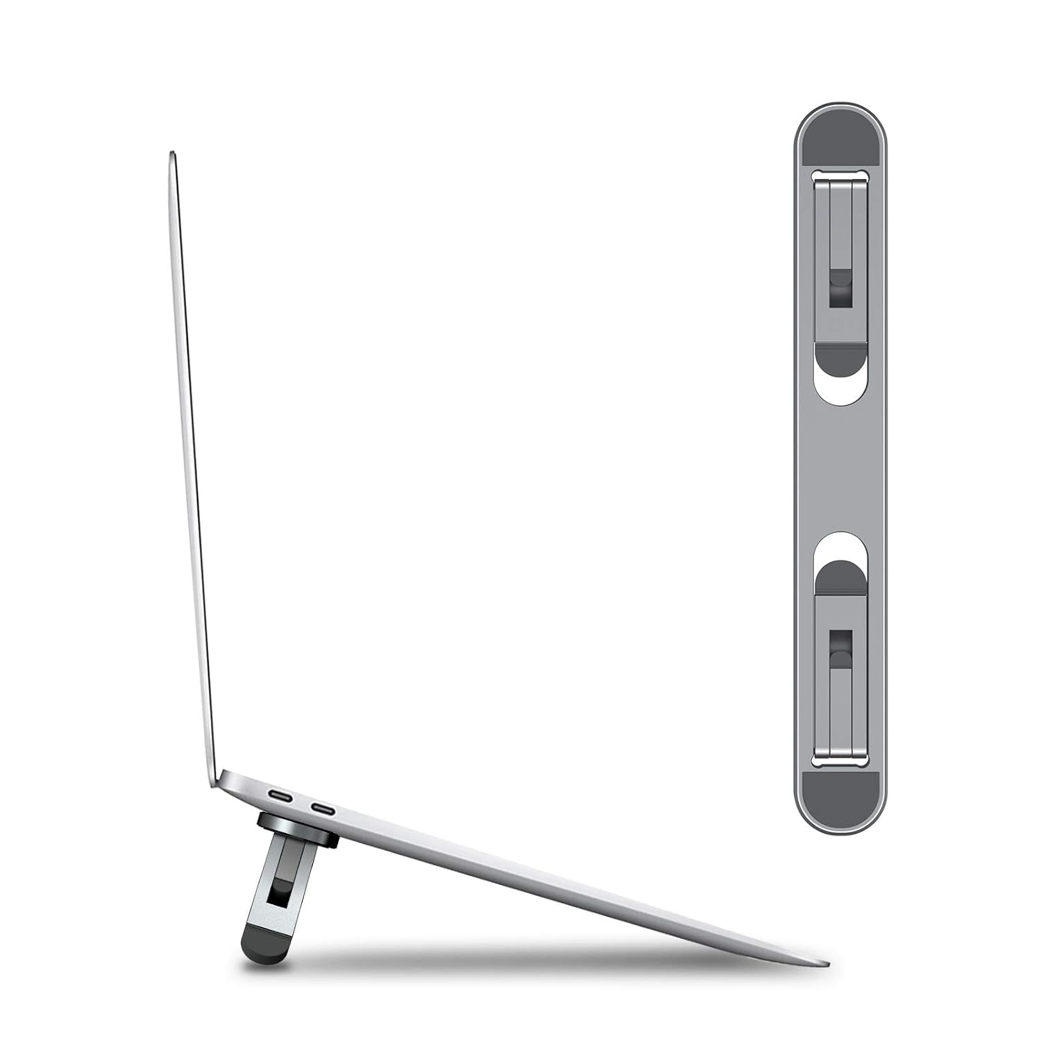 Laptop Riser for Desk – Aluminum Foldable Laptop Stand for 10”-16 ...