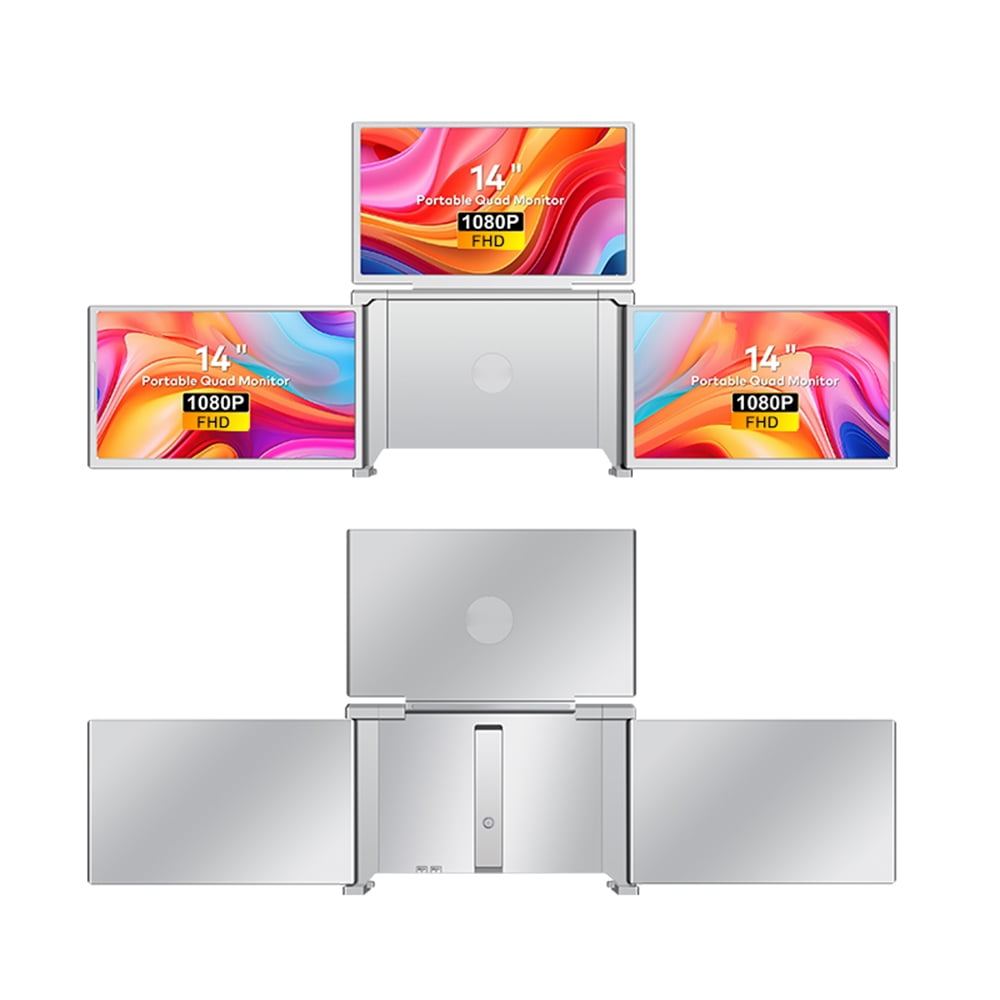 ,Laptop Screen 1080p Inches Laptop Screen Quad-screen Rotatable ...