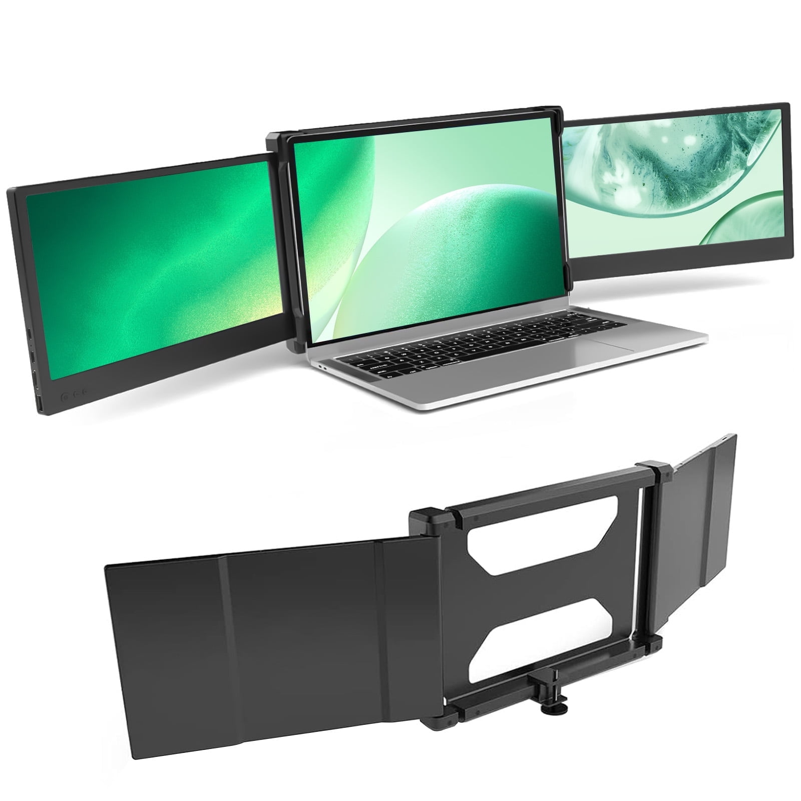 Laptop Screen Extender, 12 Inch 1080P FHD Triple Portable Monitor for ...