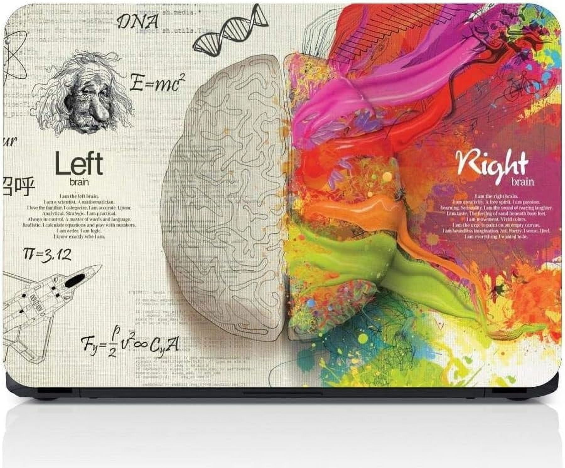 Laptop Skin Left & Right Brain Anatomy HD Quality 15.6 Inches ...