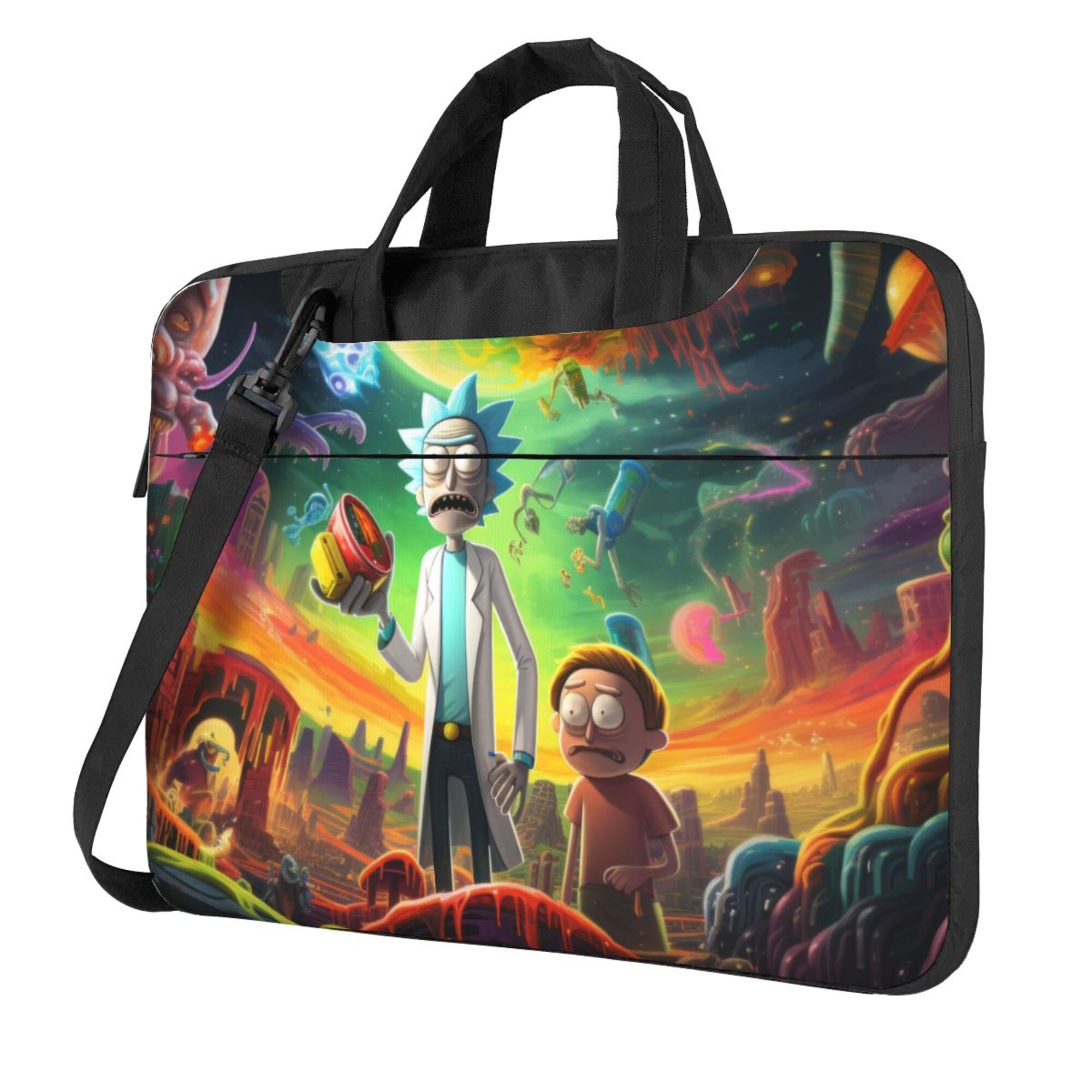 Laptop Sleeve 13" Cute Anime Cartoon Rick And Morty Computer Case ...